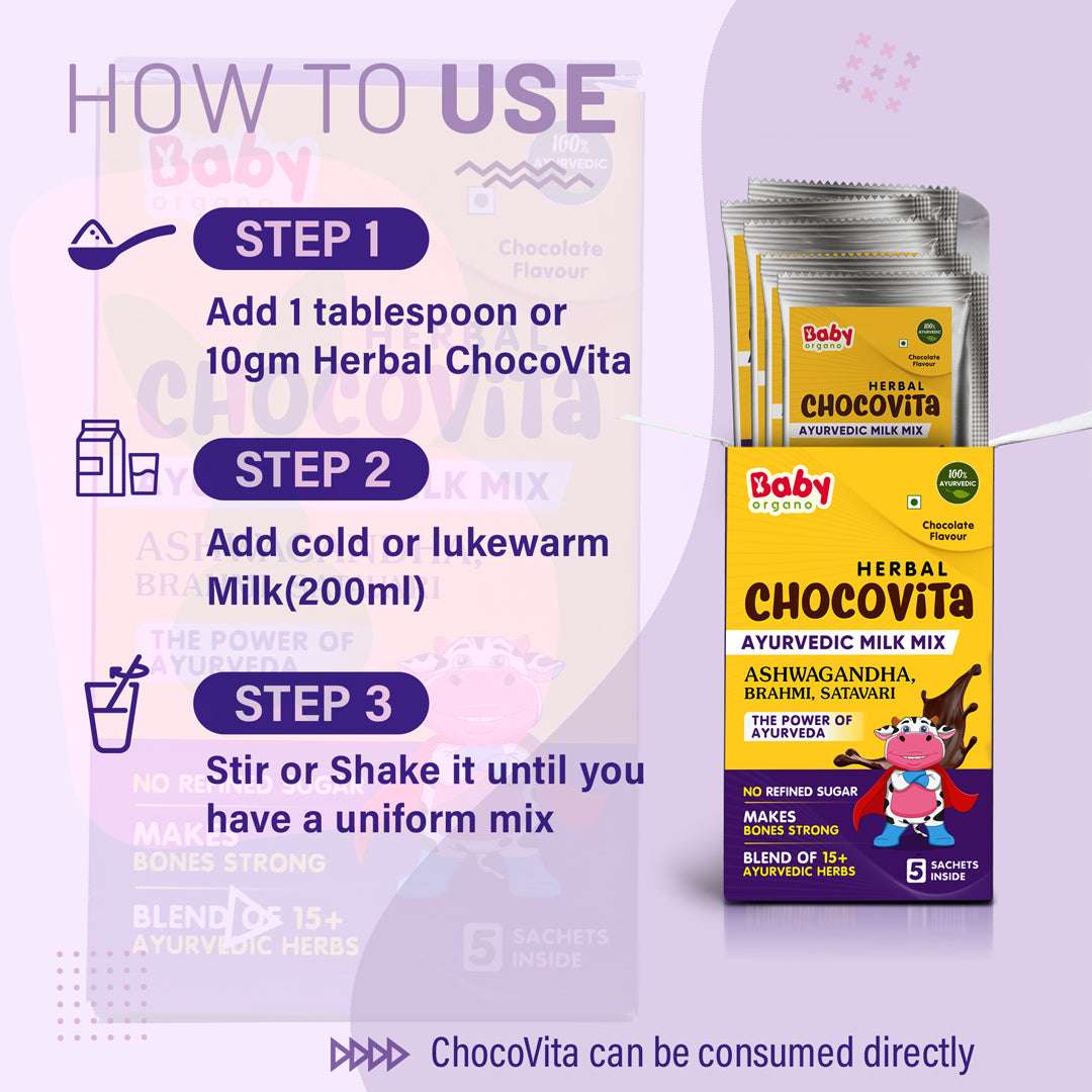 Buy Herbal Chocovita Kids Granules, Healthy Nutrition Herbal Chocovita ...