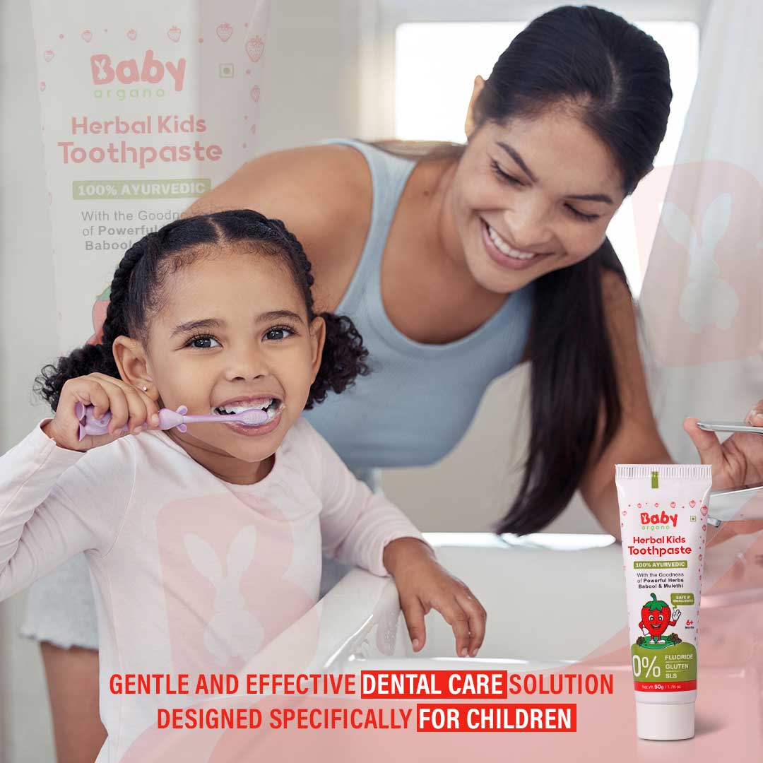 Buy Ayurvedic Toothpaste for Kids Online In India | BabyOrgano