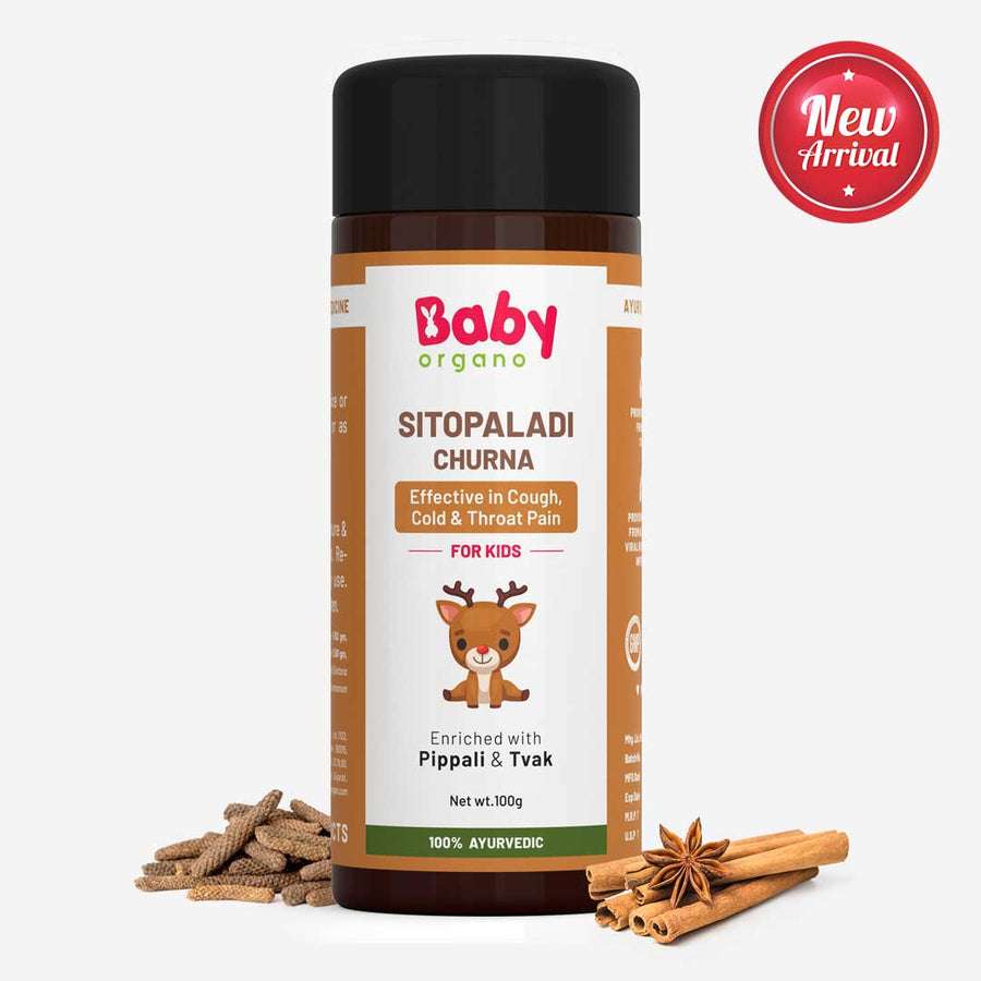 Ayurvedic Sitopaladi Churna | Cures Cold and Cough in Kids– BabyOrgano