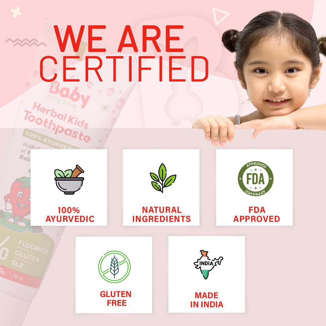 Buy Ayurvedic Toothpaste for Kids Online In India | BabyOrgano